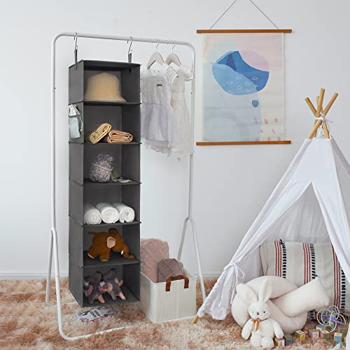 GRANNY SAYS Bundle of 1-Pack Shelf Organizer for Closet & 1-Pack Closet Hanging Storage Shelves