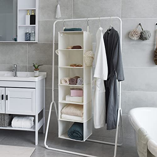 GRANNY SAYS Bundle of 1-Pack Shelf Organizer for Closet & 1-Pack Closet Hanging Storage Shelves