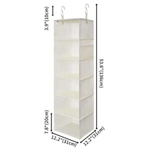 GRANNY SAYS Bundle of 1-Pack Shelf Organizer for Closet & 1-Pack Closet Hanging Storage Shelves