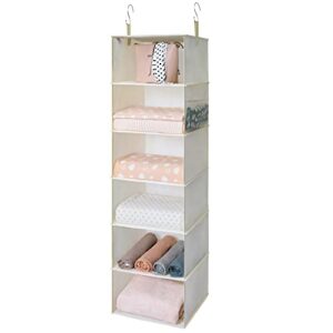 GRANNY SAYS Bundle of 1-Pack Shelf Organizer for Closet & 1-Pack Closet Hanging Storage Shelves