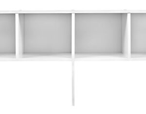 ClosetMaid 1565 Stackable 5-Shelf Organizer, White & 5062 All-Purpose Organizer, White