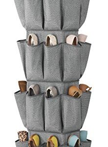 Whitmor Rotating Crosshatch Gray Closet Organizer