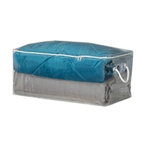 richard's homewares - vinyl oblong storage bag - 24"x12"x10" - clear