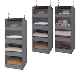 granny says bundle of 2-pack hanging storage organizers & 1-pack hanging closet organizer