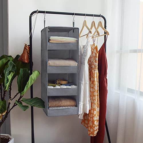 GRANNY SAYS Bundle of 2-Pack Hanging Storage Organizers & 1-Pack Hanging Closet Organizer