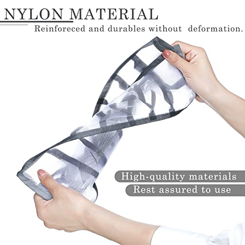 6 Pieces Wardrobe Clothes Organizer Folded Clothes Organizer Mesh Clothes Organizer Drawers Visible Pants Container Small Cloth Organizer Washable Pants Organizer for Drawer Bedroom Dorm Supplies