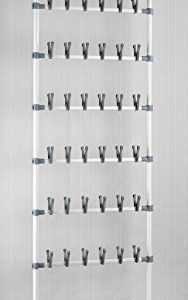 WENKO Telescopic Atlas Free Rack, Organizer, Storage, Shelf, Shoe Stand (W x H x D): 26.97 x 39.37-118.11 x 3.35 in, White, Dimensions (W x H x