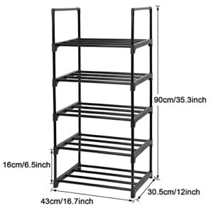 Mavivegue Shoe Rack, 8 Tier Large Shoe Rack Organizer 5 Tier Shoes Rack for Closet Entryway