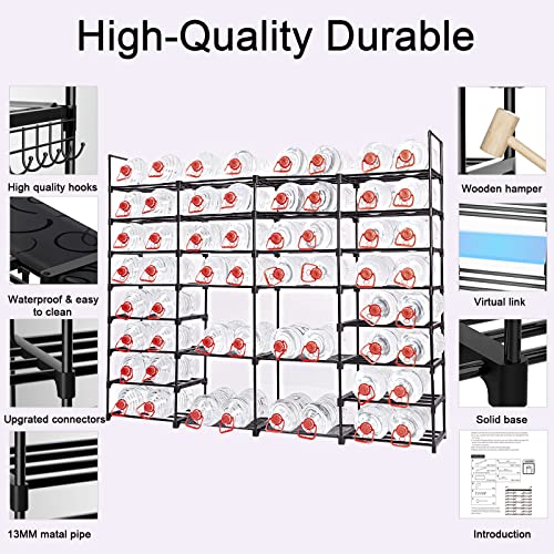 Mavivegue Shoe Rack, 8 Tier Large Shoe Rack Organizer 5 Tier Shoes Rack for Closet Entryway