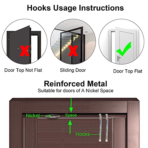 homyfort 2 Pack Over the Door Shoe Organizer