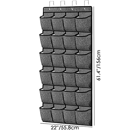 homyfort 2 Pack Over the Door Shoe Organizer