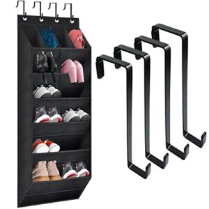 tioyoty over the door shoe organizer and 4 pack over the door hooks