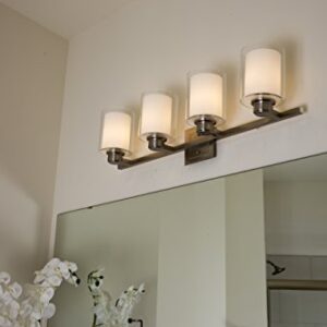 Design House 556175 Oslo 5 Light Vanity Light, Satin Nickel