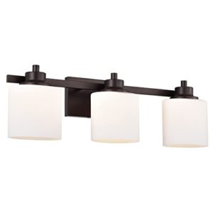 chloe lighting lighting solbi contemporary 3 light oil rubbed bronze bath vanity fixture 24'' wide (ch21036rb24-bl3)