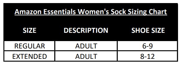 Amazon Essentials Women's Casual Crew Socks, 6 Pairs, Buffalo Check, 8-12