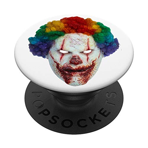 Horror Scary Halloween Face Mask Clown Design Gift PopSockets PopGrip: Swappable Grip for Phones & Tablets