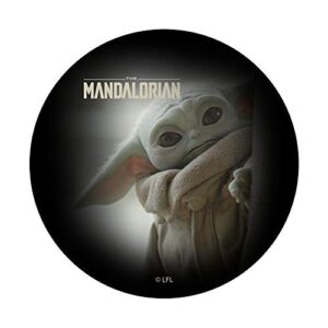 The Mandalorian The Child Circle Portrait PopSockets Swappable PopGrip