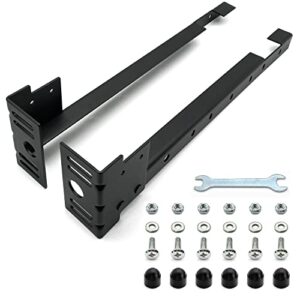 appacare bed frame footboard extension brackets set attachment kit - fit for twin, full, queen, or king size beds