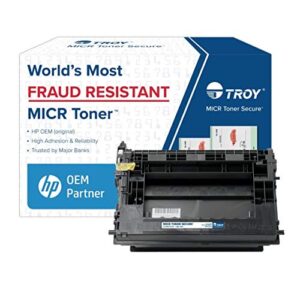 troy m611, 612 micr high yield toner cartridge (25,000 yield) (compatible with hp (70x) laserjet m611, 612 printers)