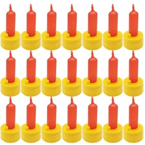 tihood 25 pcs lamb teat feeder bottle topper feeding milk drinking for sheep goat pup dog farm supplies