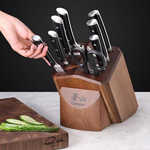 Cangshan H Series 1026160 German Steel Forged 10-Piece Knife Block Set