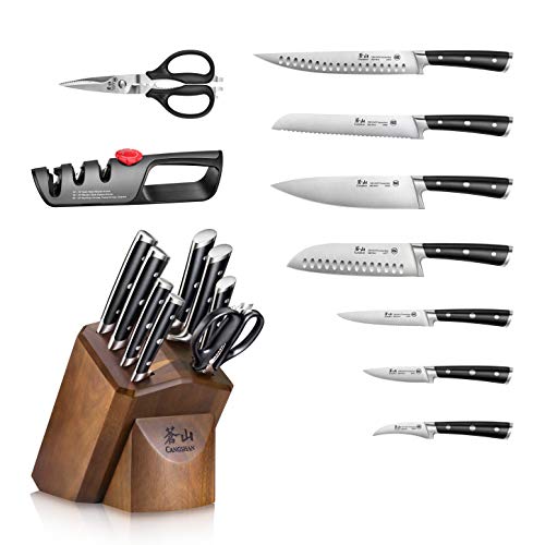 Cangshan H Series 1026160 German Steel Forged 10-Piece Knife Block Set