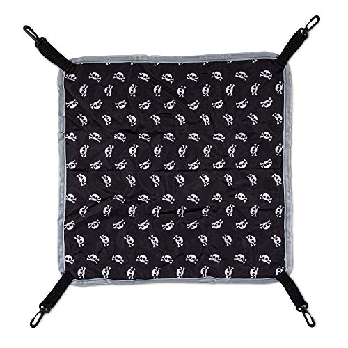 Petco Brand - You & Me Skulls Small Animal Hammock, Black