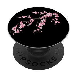 japanese sakura anime pretty flower florist cherry blossom popsockets popgrip: swappable grip for phones & tablets