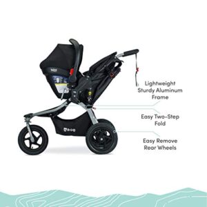 BOB Gear Rambler Travel System with B-Safe Gen2 Infant Car Seat Black