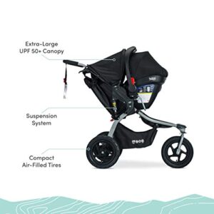 BOB Gear Rambler Travel System with B-Safe Gen2 Infant Car Seat Black