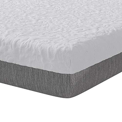 Travel Happy New Item 12 inch Soft New Cooler Sleep Graphite Gel Memory Foam Mattress with Premium Textured 8-Way Stretch Cover Made in The USA (King 76 x 80)