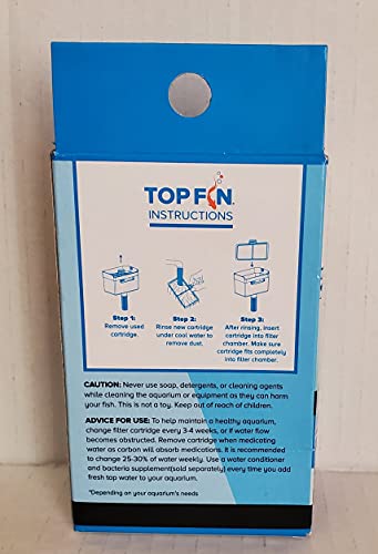 Top Fin EF-S Element Filter Cartridge 3 Month Supply 2.1 in X 3.7 in