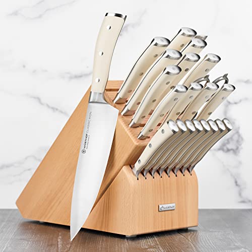 Wusthof Classic Ikon Creme 23 Piece Knife Block Set