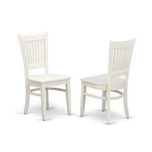 East West Furniture ANVA5-LWH-W Dining Sets, Regular