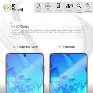 IQShield Screen Protector Compatible with Samsung Galaxy S21 (6.2 inch)(3-Pack)(Case Friendly)[Works with Fingerprint Scanner] Anti-Bubble Clear Film