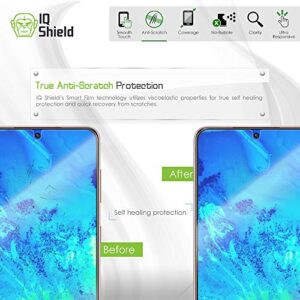 IQShield Screen Protector Compatible with Samsung Galaxy S21 (6.2 inch)(3-Pack)(Case Friendly)[Works with Fingerprint Scanner] Anti-Bubble Clear Film