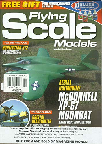 FLYING SCALE MODELS MAGAZINE, BRISTOL BEAUFIGHTER OCTOBER, 2020 * PRINTED UK