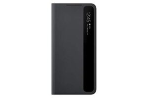 samsung galaxy s21+ case, s-view flip cover - black (us version)