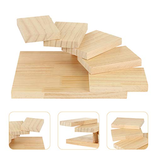 Sushi Making Wooden Sushi Serving Tray Rotating Steps Stairs Meat Plate Charcuterie Platter Bread Meat Fruit Display Decorative Serving Trays Wooden Server 28. 5X23X9CM Sushi Serving Tray