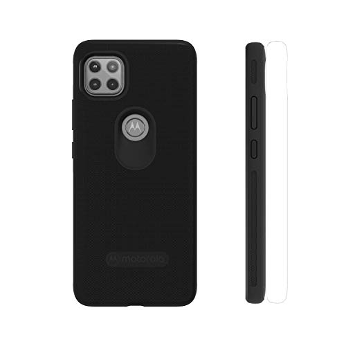 Motorola Essentials One 5G Ace (One 5G UW Ace) Protective Case- Black - Precision fit Shock Absorbing Cases for Enhanced Phone Grip, Style, Drop Protection for Your Device