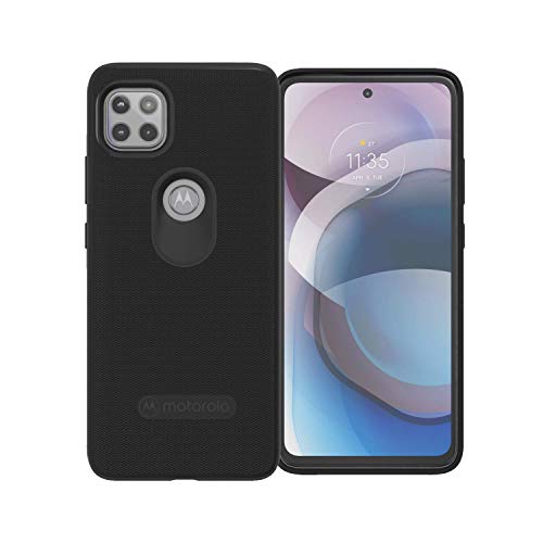 Motorola Essentials One 5G Ace (One 5G UW Ace) Protective Case- Black - Precision fit Shock Absorbing Cases for Enhanced Phone Grip, Style, Drop Protection for Your Device