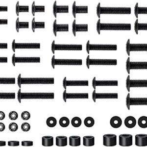 Mounting Dream TV Mounting Hardware TV Mount Screws Kit Comes with M4, M5, M6, M8 TV Mount Screws, Includes Spacers and Washers, Fits Any TVs Up to 82 Inch, Works with Any TV Wall Mount MD5754