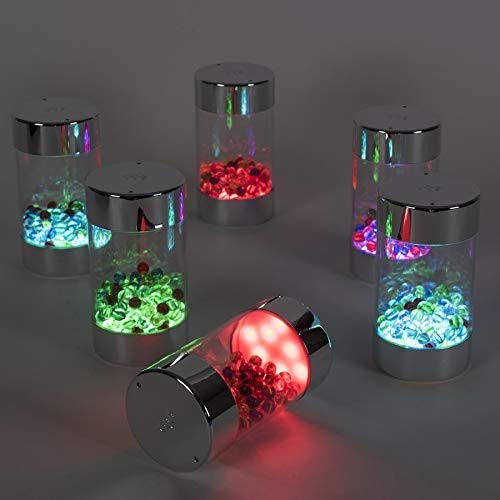 TTS Educational Illuminated Glow Roller Shakers 6 Pack for Kids | Model: EY07202