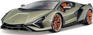 bburago 1:24 lamborghini sián fkp 37 - green