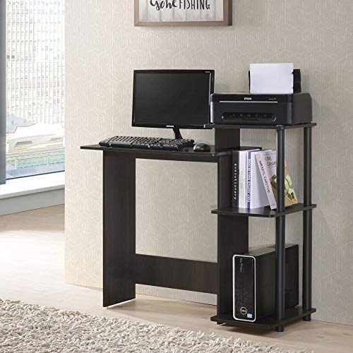 WC Redmon Home Student Desk, Medium, Espresso Woodgrain