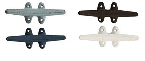 Dock Cleat Wall Hooks, Set of 4