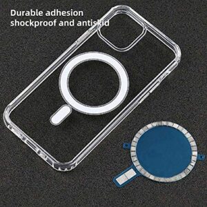 Mag Safe Case Magnet Sticker XZC 2Pcs Strong Magnetic Wireless Charging Magnet Mag Safe Sticker Magnet Circle for iPhone 12 Pro Max 12 Mini 11 Xs Xr 8 Mobile Phone Case