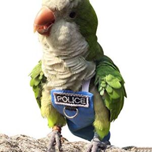 HEZHUO Bird Clothes Parrot Diapers Bird Flight Suits, Reusable Waterproof Diapers pet Bird Supplies Poli (M)