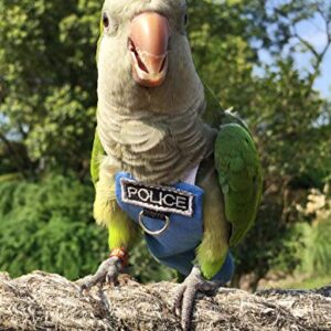 HEZHUO Bird Clothes Parrot Diapers Bird Flight Suits, Reusable Waterproof Diapers pet Bird Supplies Poli (M)