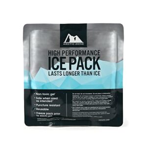 Arctic Zone High Performance Ice Pack for Lunch Boxes, Bags, or Coolers, Set of 2-250 grams each